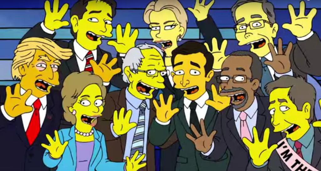 "The Simpsons" Imagines A Pleasant Presidential Election In "The ...